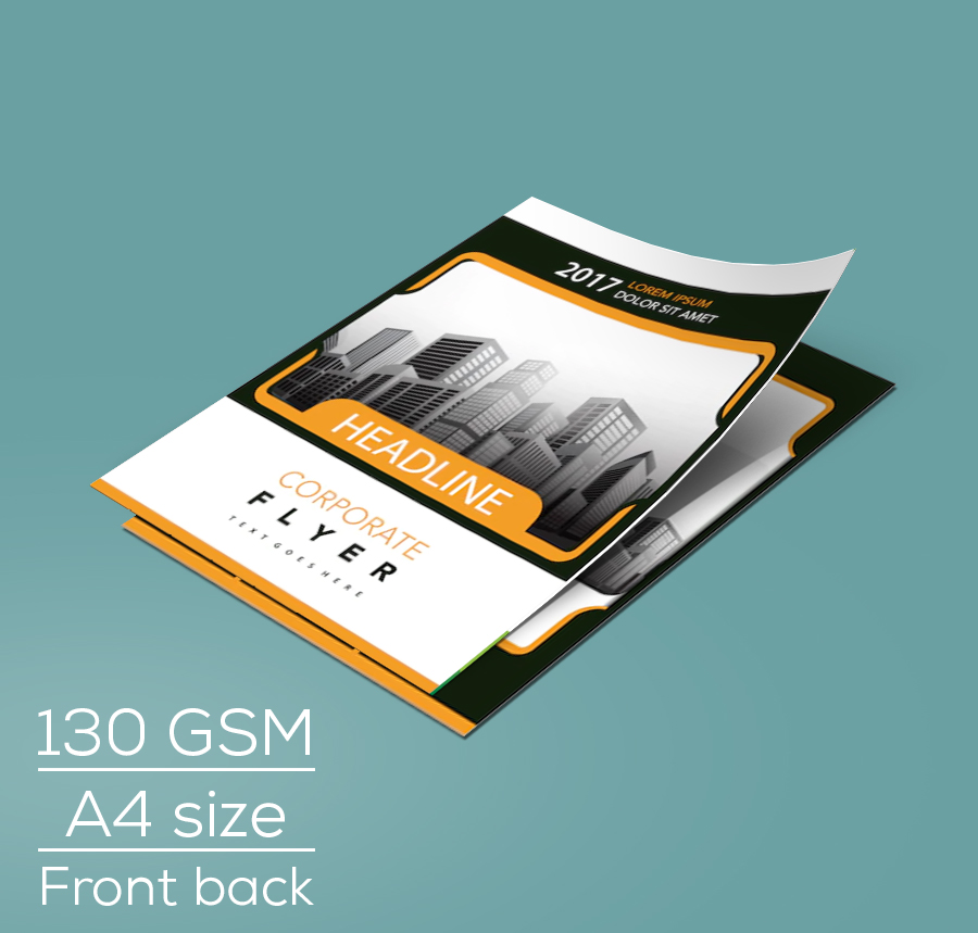 PRINTHUB-B2B ordering portal - Flyers-130 gsm-A4 size Products