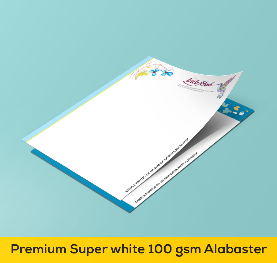 PRINTHUB-B2B ordering portal - Letterheads: Premium Super white 100 gsm ...
